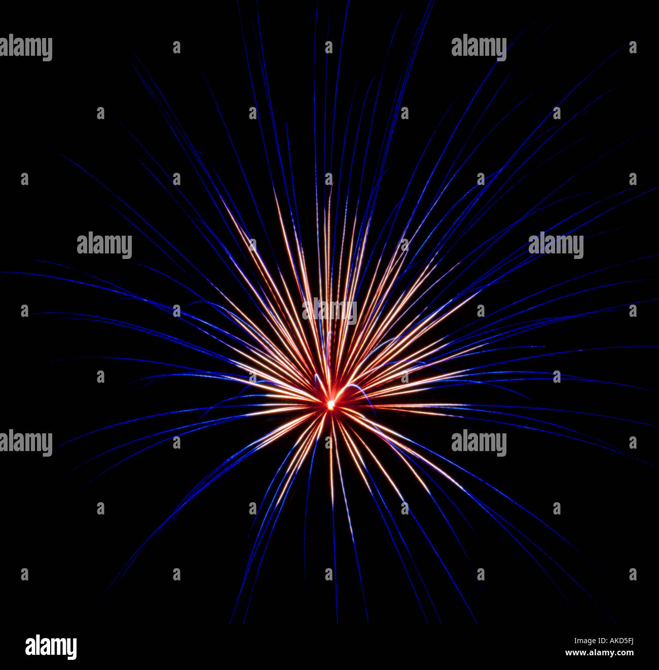 Single firework burst hi-res stock photography and images - Alamy