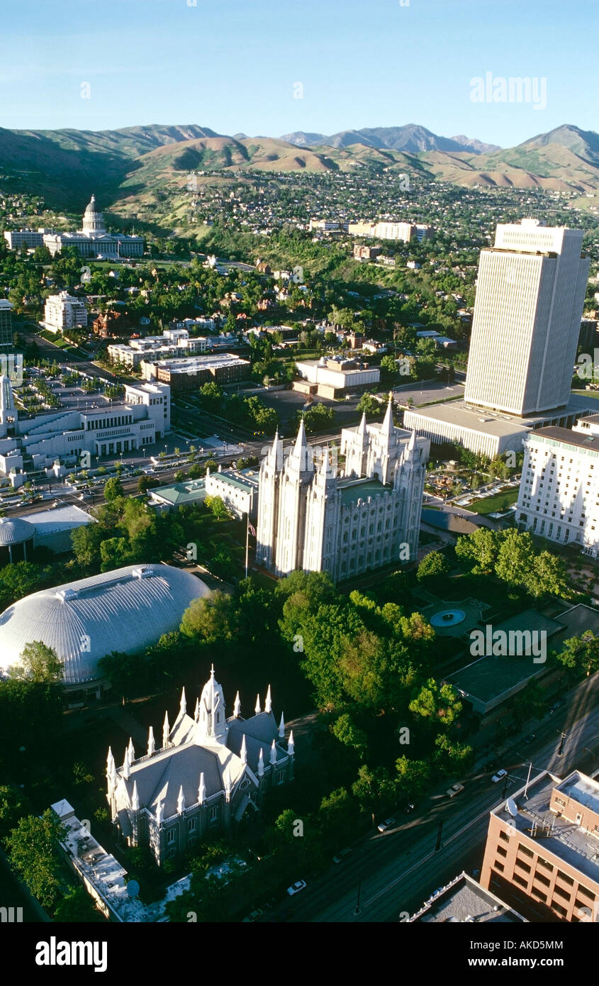 Temple Square, Salt Lake City, Utah, North America Stock Photo - Alamy