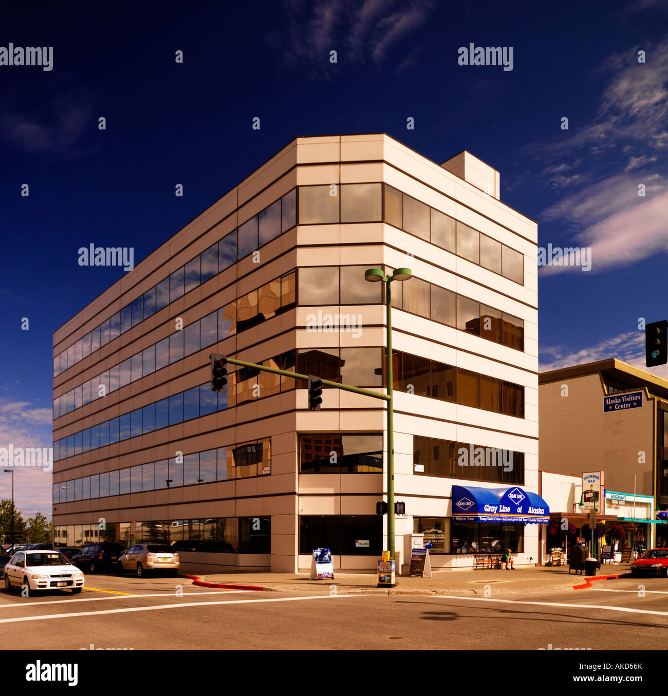 Downtown anchorage street hi-res stock photography and images - Alamy