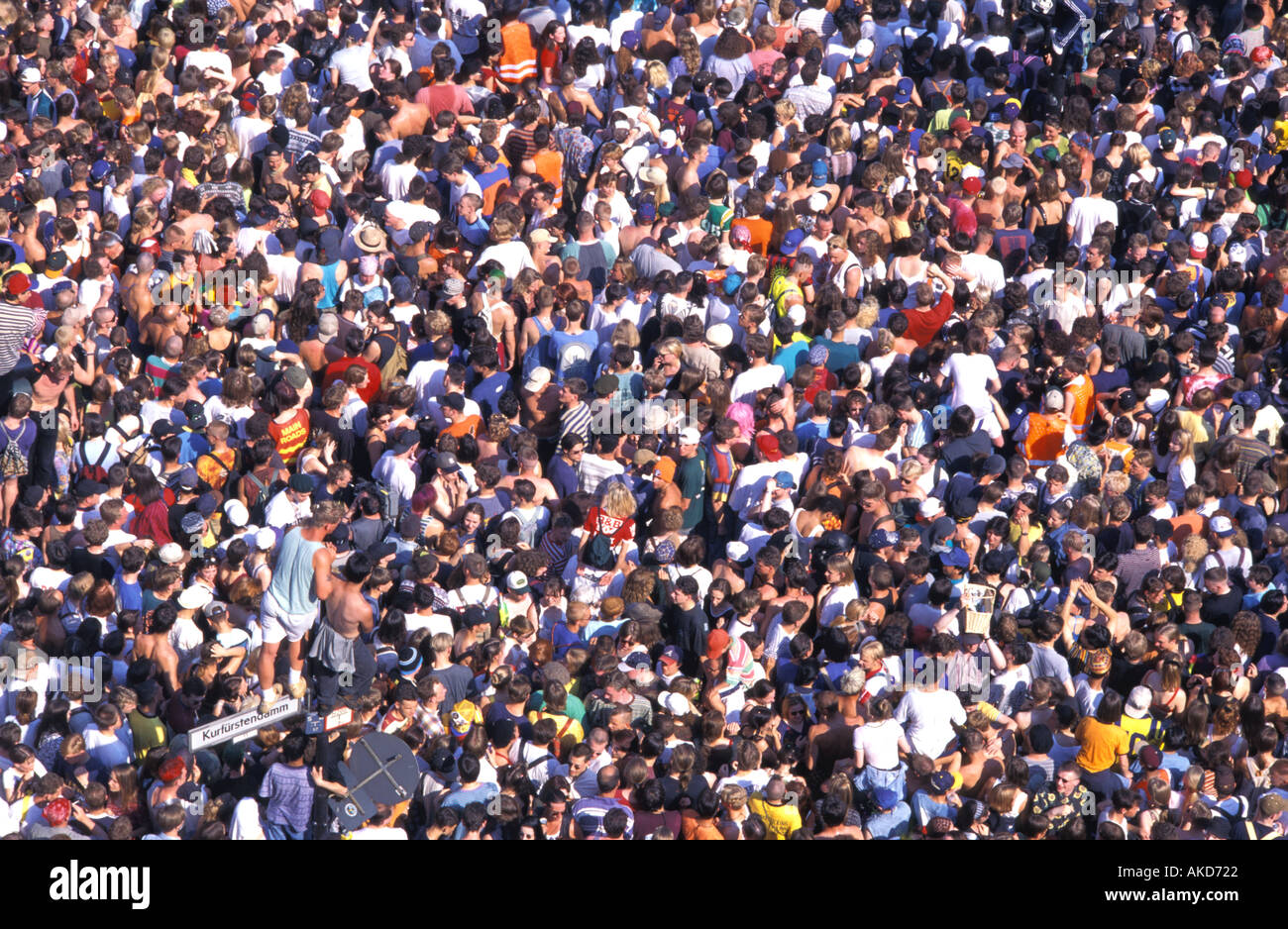 Love parade aerial hi-res stock photography and images - Alamy