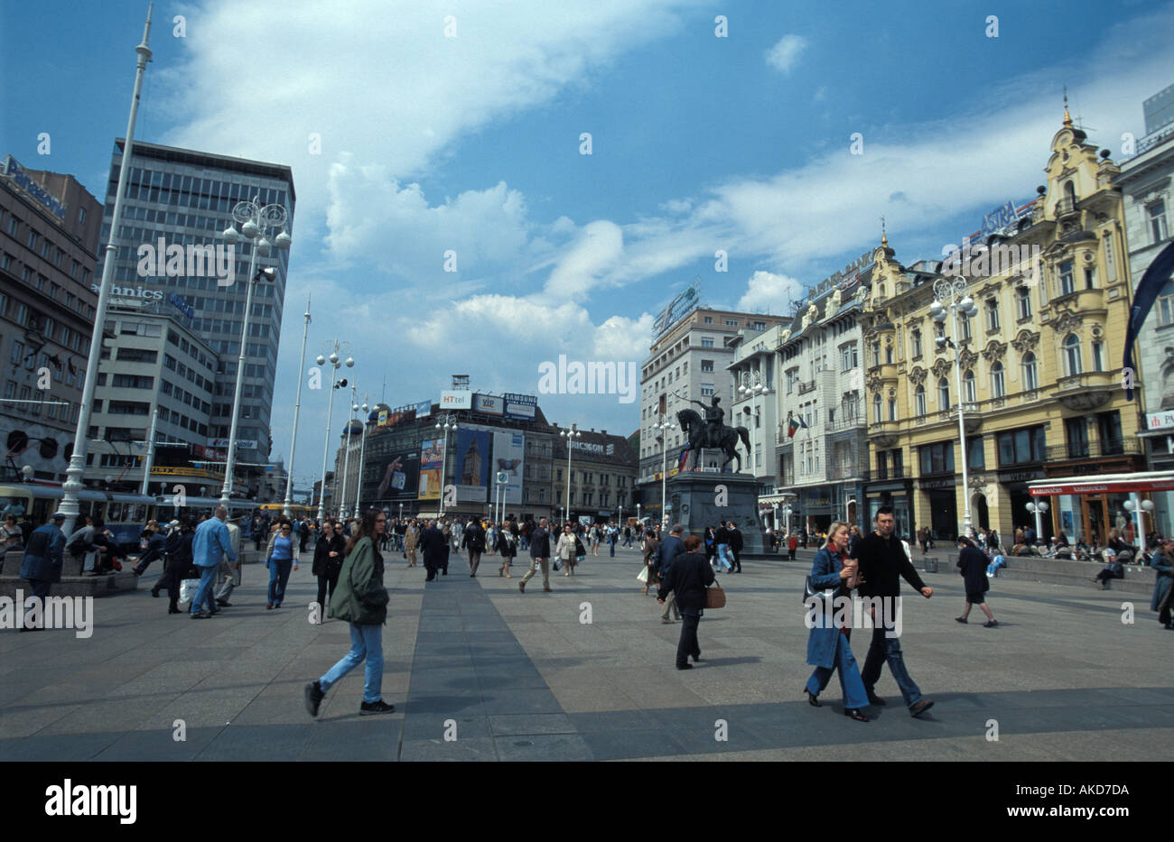 Zagreb, city center Stock Photo - Alamy
