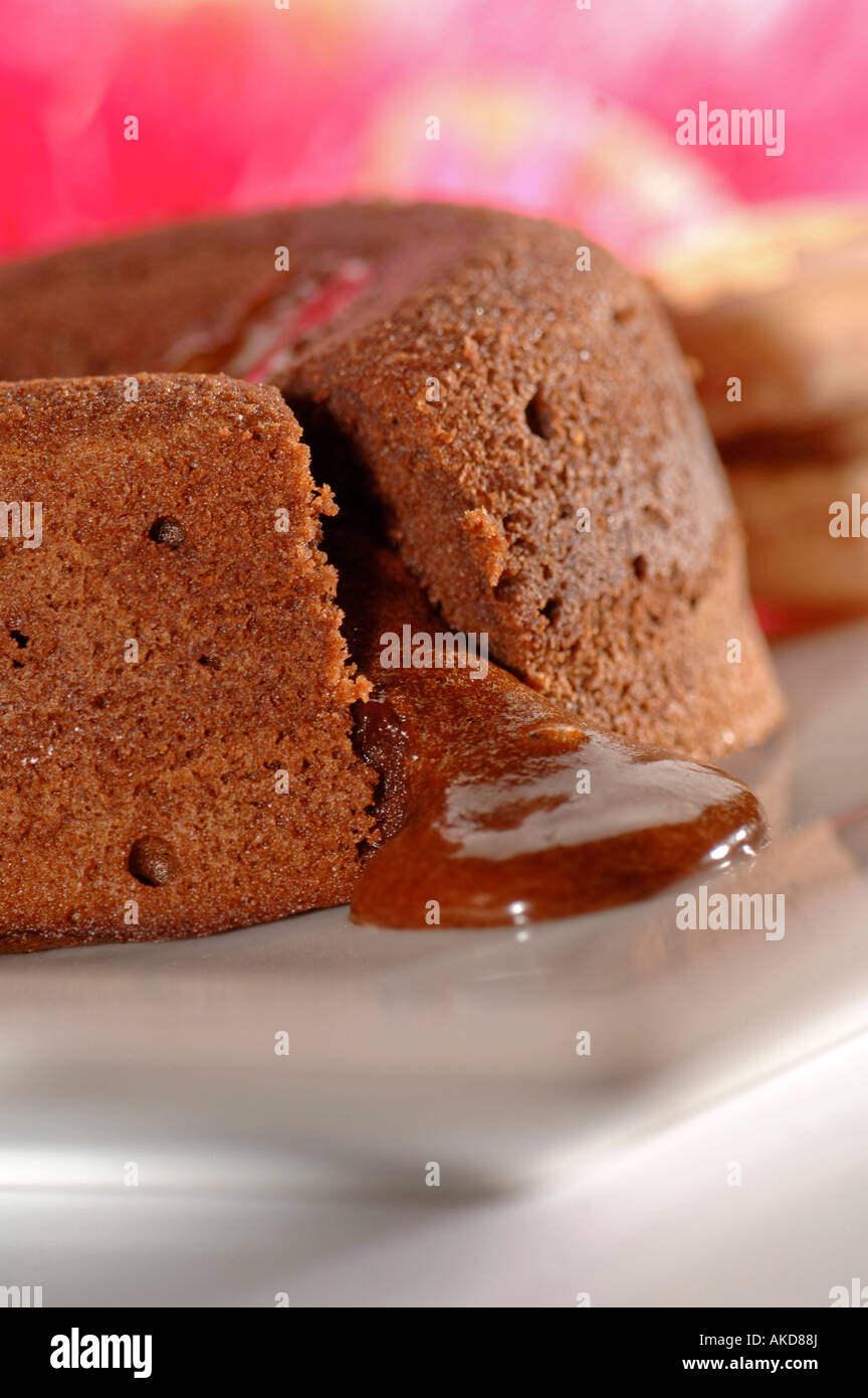 Chocolate sponge bombe Stock Photo - Alamy