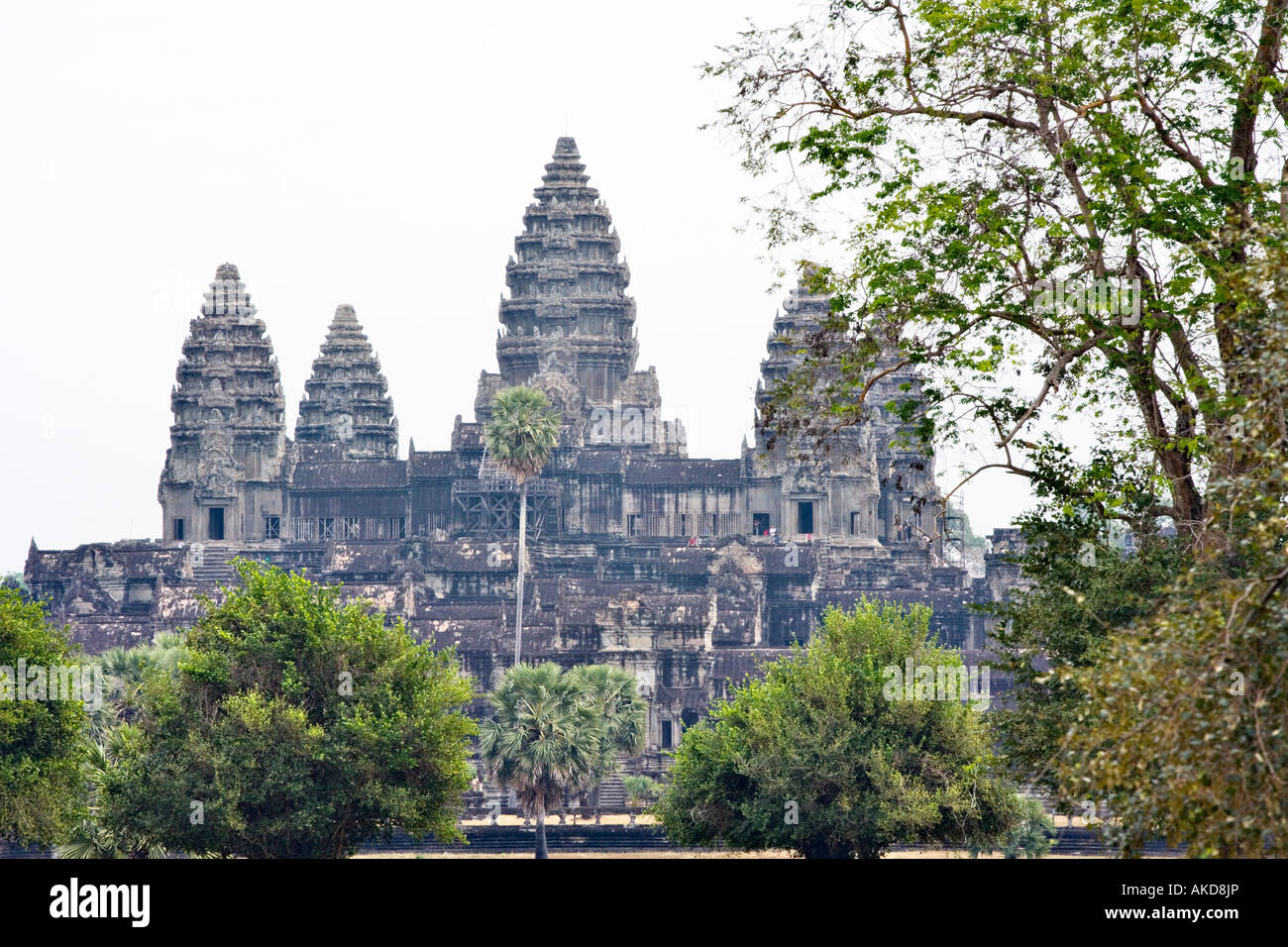 The five towers of Angkor Wat, Angkor, Cambodia Stock Photo - Alamy