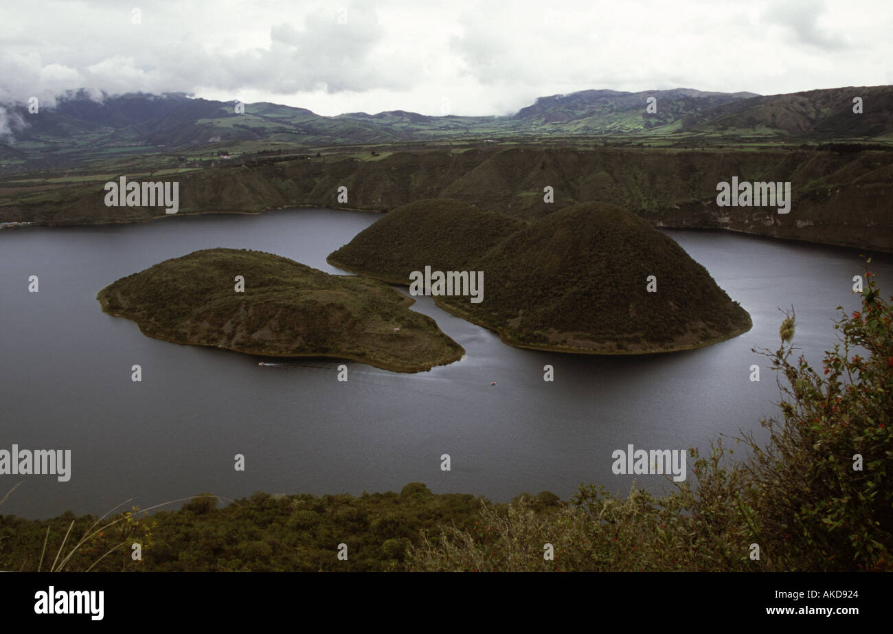 Lake Cuicocha Otavalo Ecuador Stock Photo - Alamy