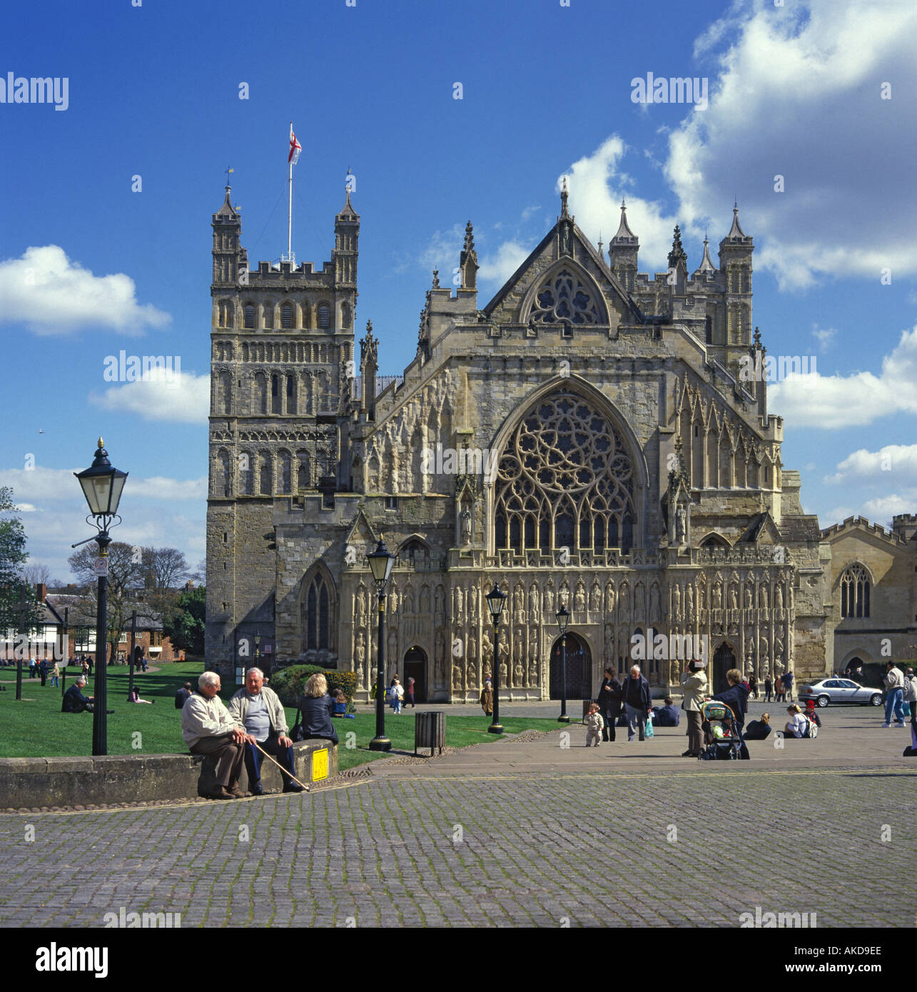 Exeter cathedral carving hi-res stock photography and images - Alamy