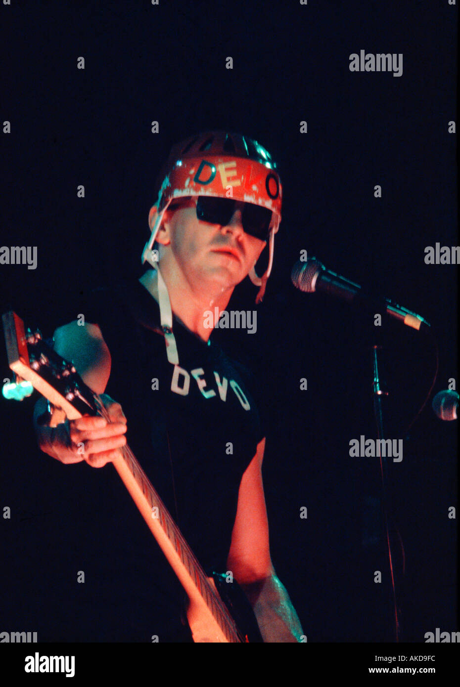 devo in concert 1978 Stock Photo - Alamy