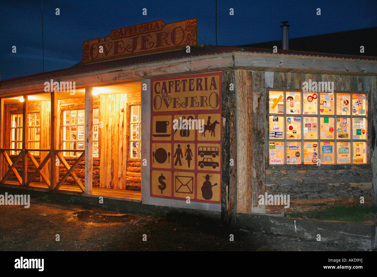 Chile cantina cafeteria hi-res stock photography and images - Alamy