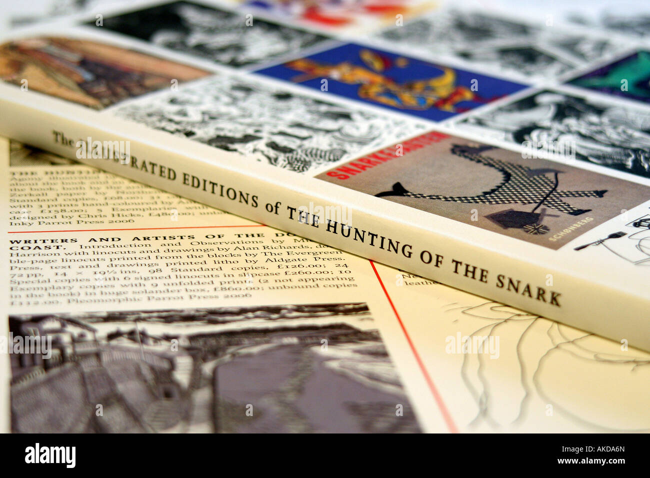 Illustrated edition of the Hunting of the Snark Stock Photo - Alamy