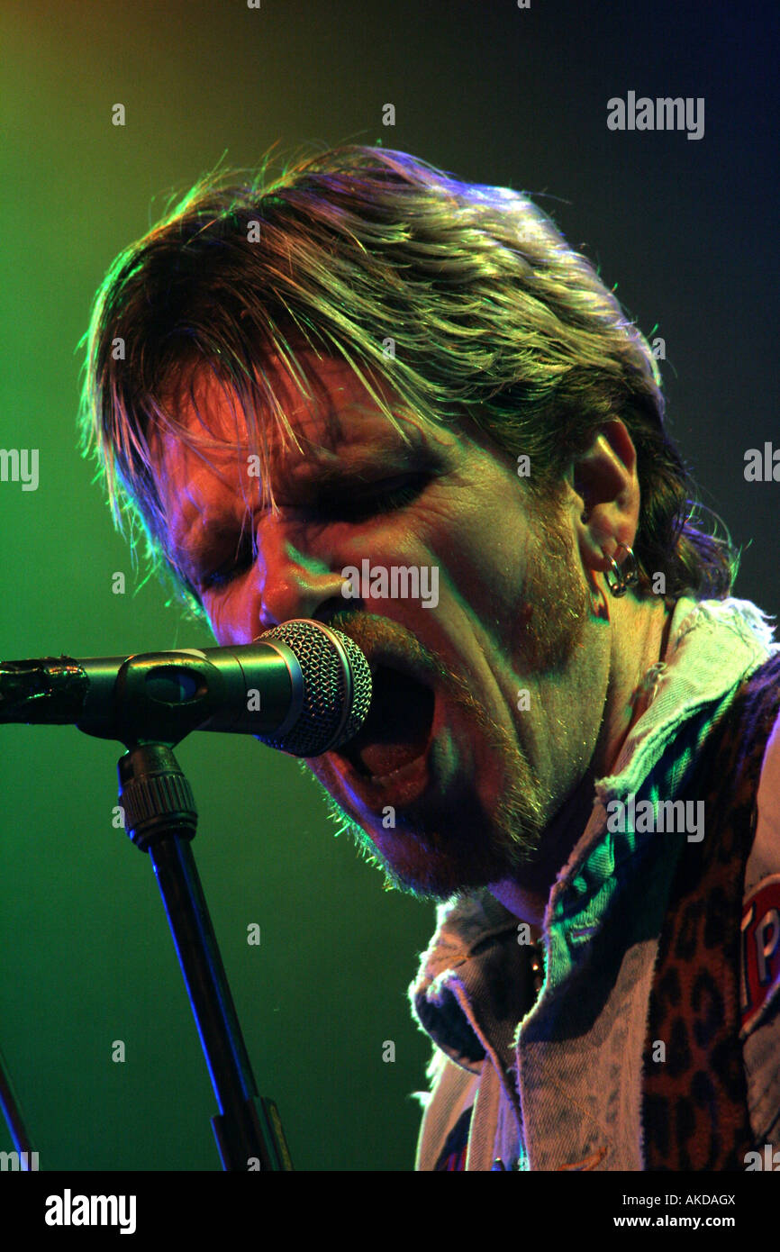 The Almighty British Rock Heavy Metal Band at Bulldog Bash 2006 Stock ...