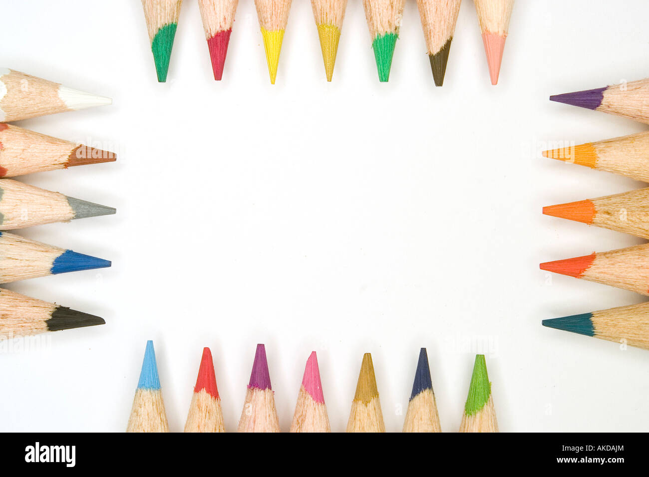 Color pencil drawing square frame hi-res stock photography and images ...