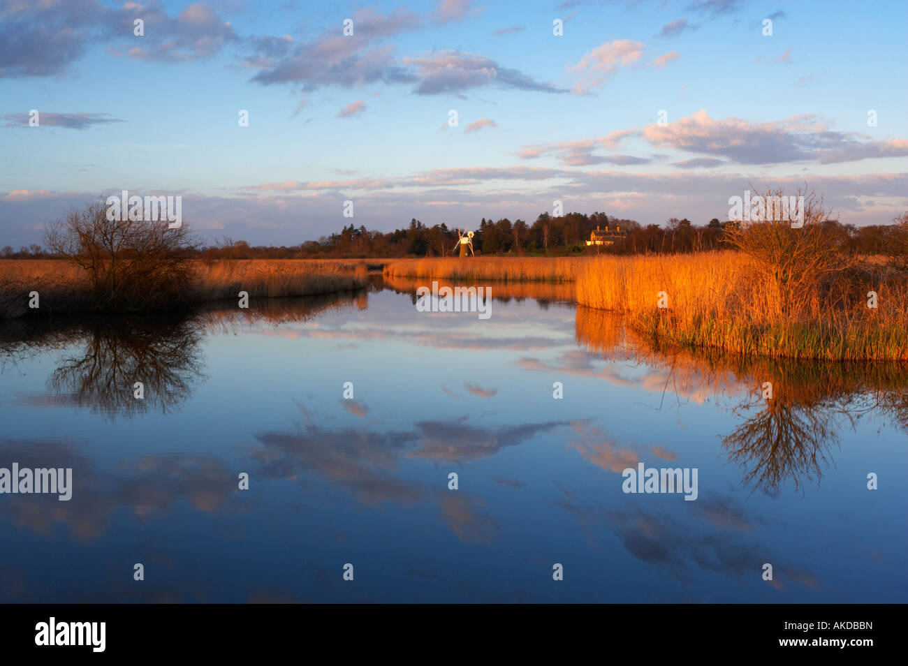 How Hill in the Norfolk Broads on a winter morning Stock Photo - Alamy