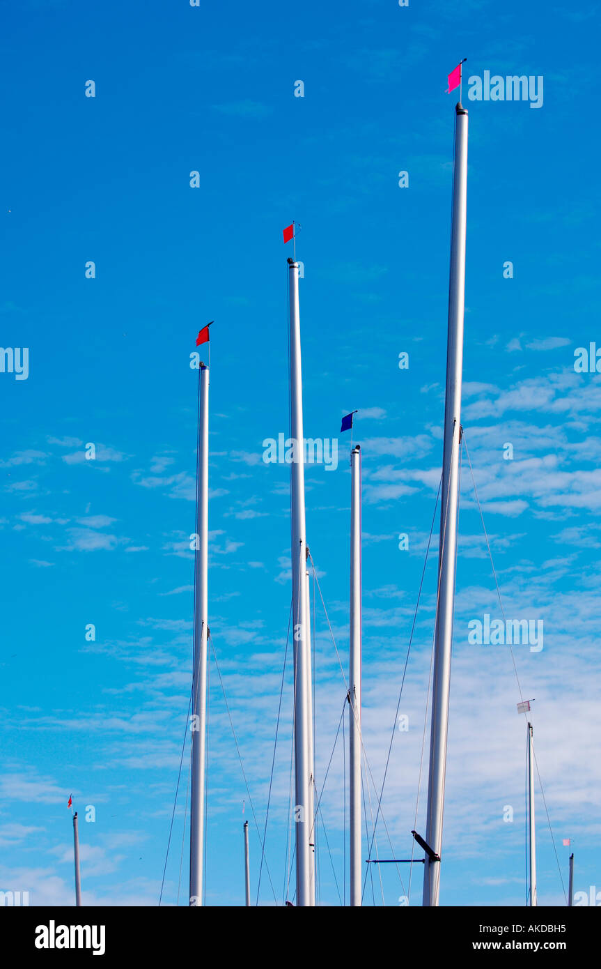 British flag on sailing boat hi-res stock photography and images - Alamy