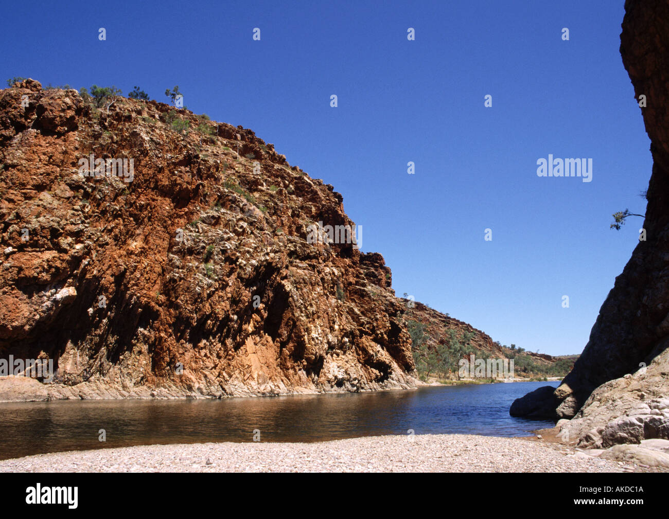 Glen Helen Gorge Western MacDonnell Ranges NT Australia Stock Photo - Alamy
