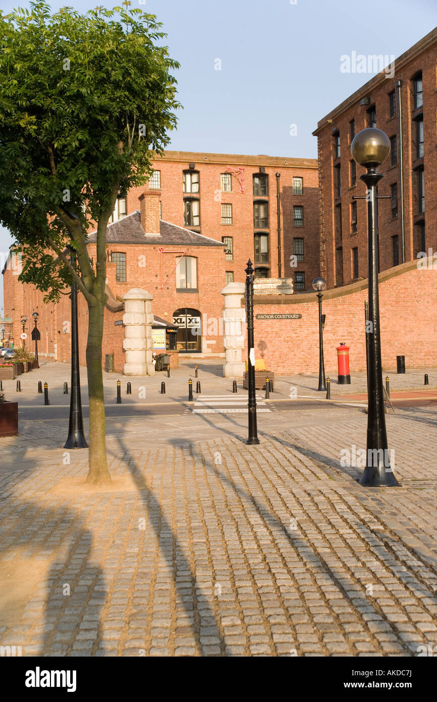 Anchor Courtyard at the Albert Dock, Liverpool, England, United Kingdom ...