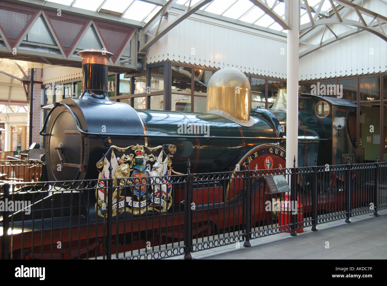 'The Queen' Steam Locomotive, Royal Windsor Station, Windsor, Berkshire ...