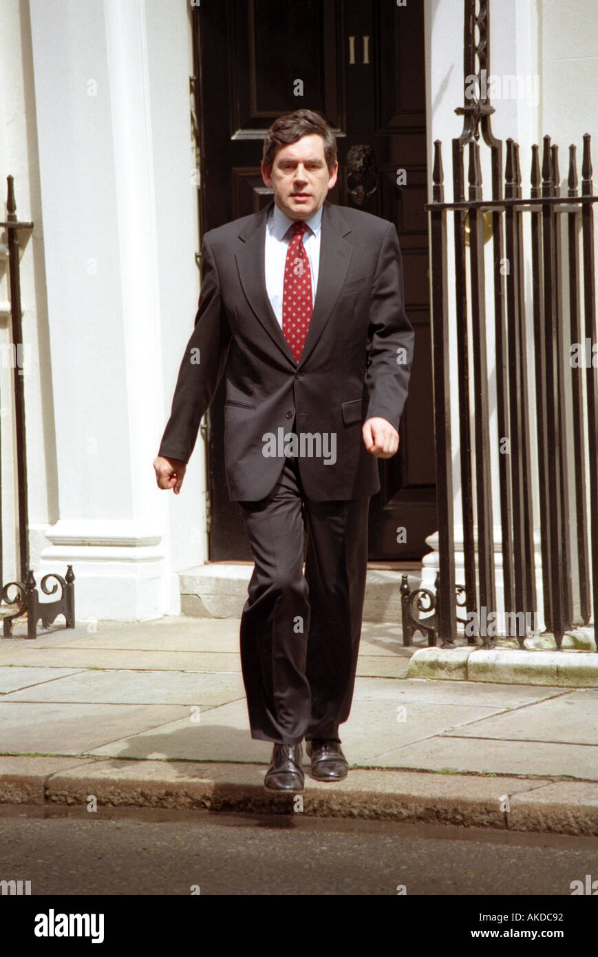 Gordon Brown MP Chancellor of the Exechequer Feb 2003 Stock Photo - Alamy