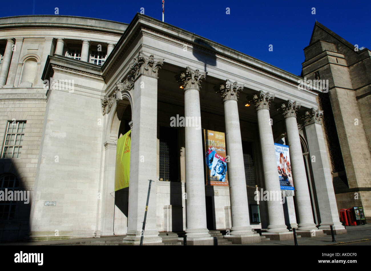 manchester central library Stock Photo - Alamy