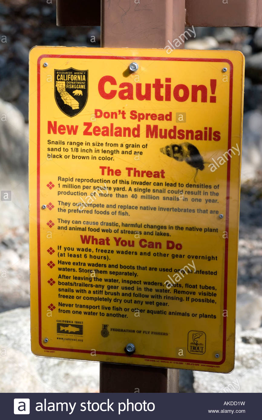 Invasive Species Sign Stock Photos & Invasive Species Sign Stock Images ...