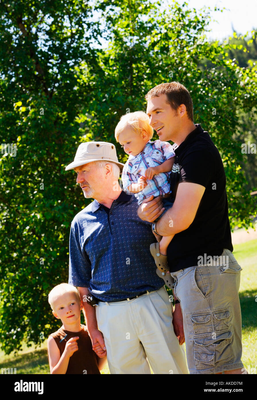Three grandsons hi-res stock photography and images - Alamy