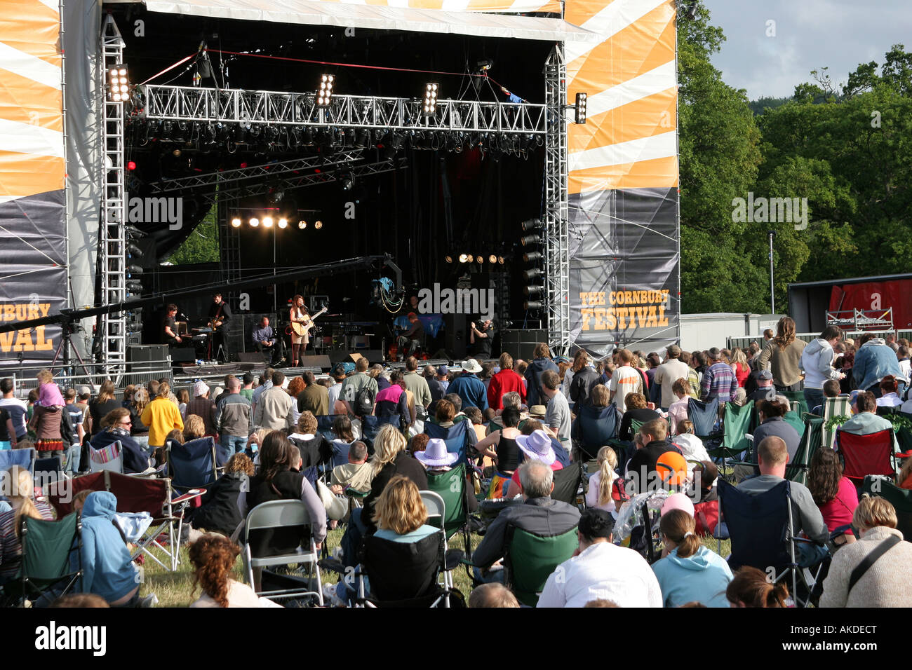 Cornbury festival in Oxfordshire 2006 Stock Photo - Alamy