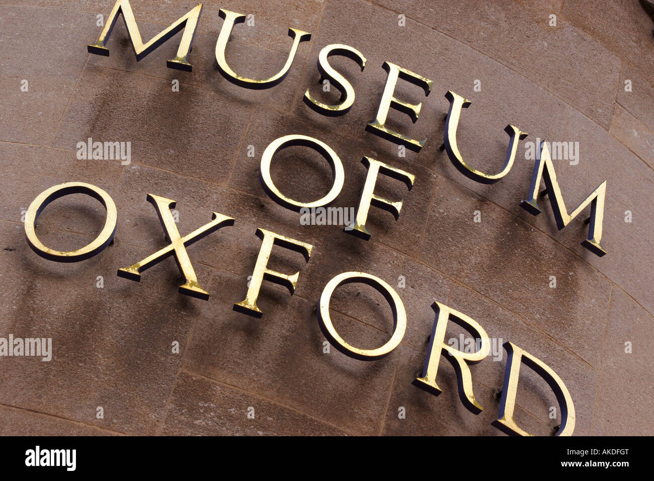 Museum of Oxford sign Stock Photo - Alamy