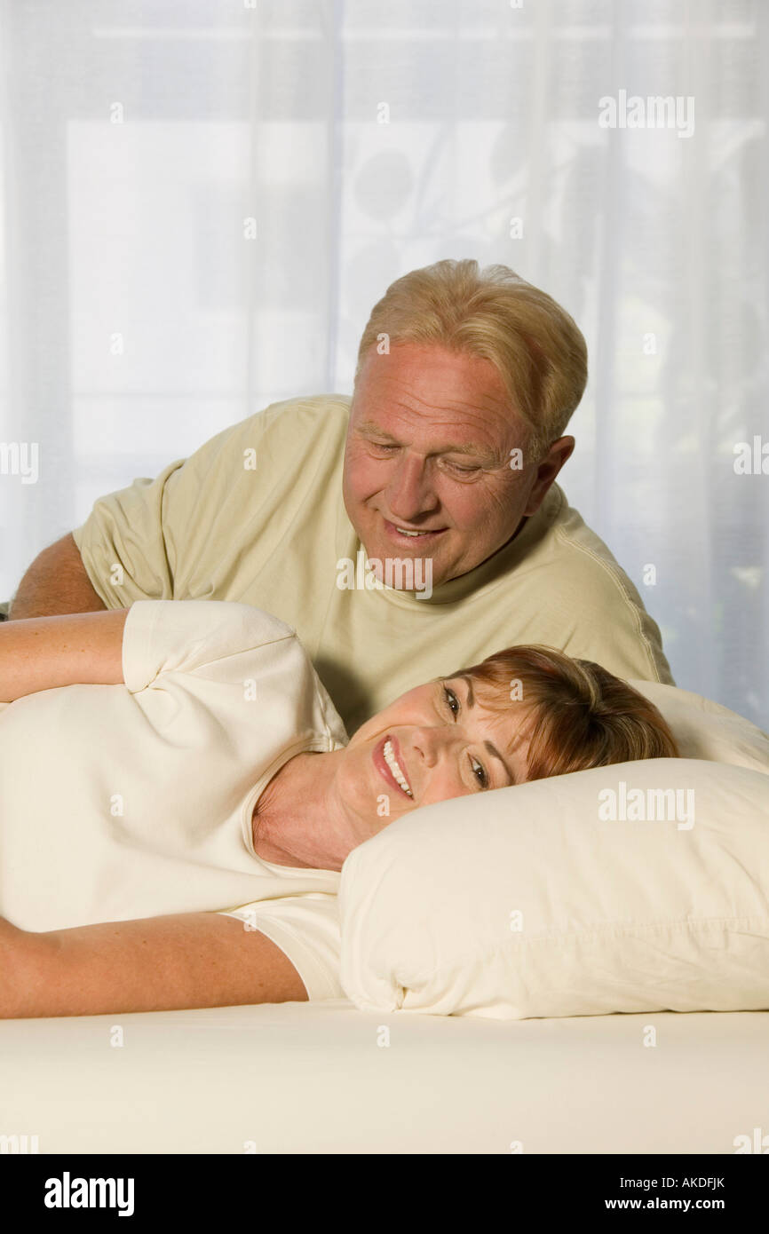 Middleaged Couple Bed High Resolution Stock Photography and Images - Alamy