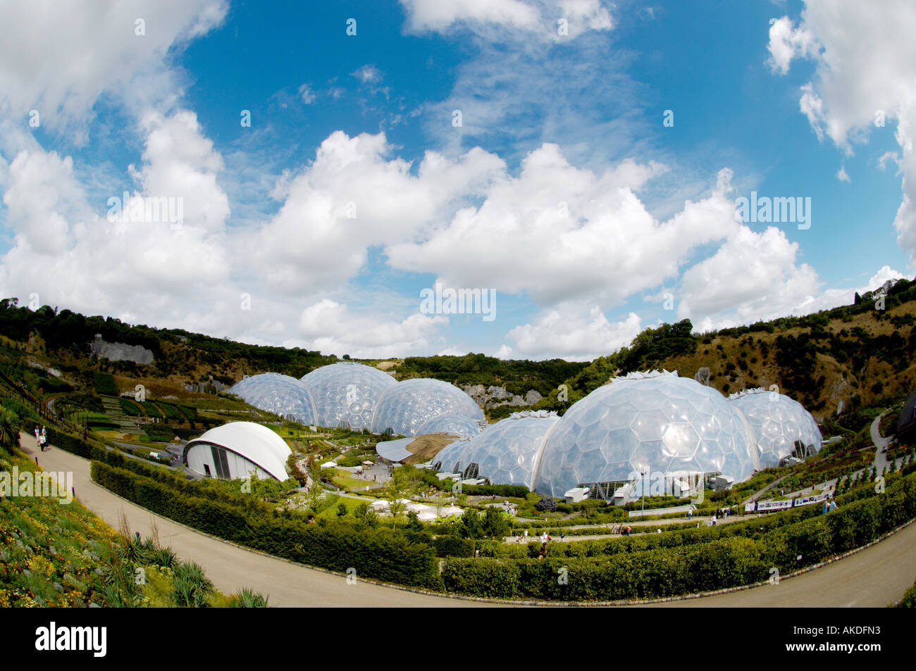 Eden Project Cornwall Flowers Sky High Resolution Stock Photography and ...