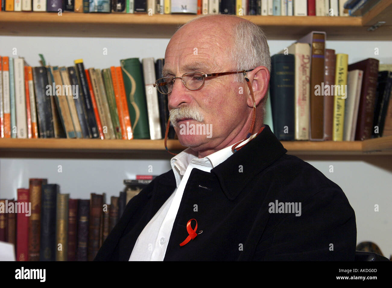 Portrait of Author of 'Prisoners' in his study Stock Photo - Alamy