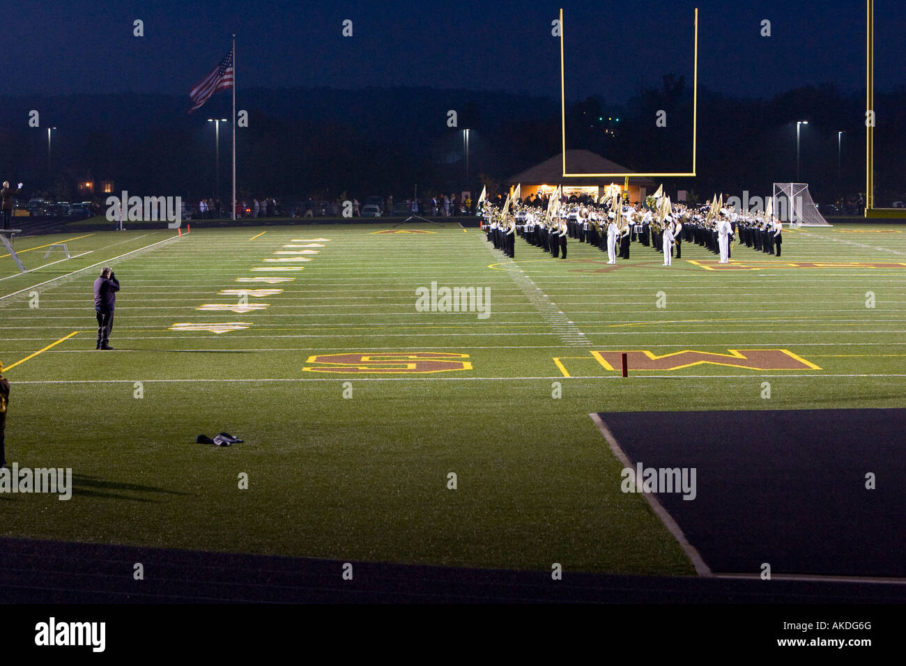 Marching band football field hi-res stock photography and images - Alamy