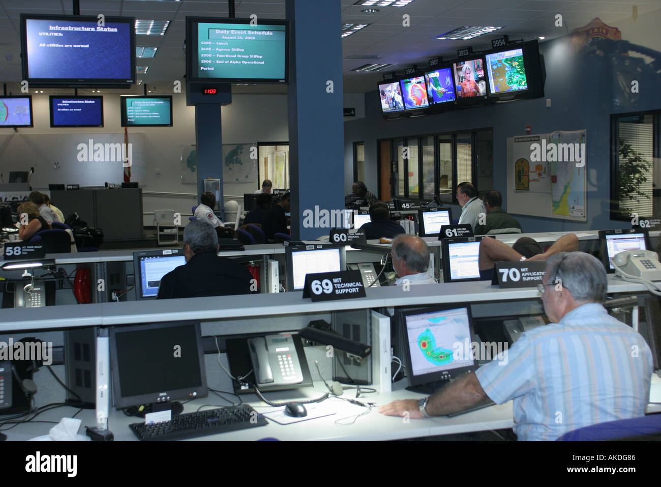 Miami Florida,Miami Dade County Emergency Operations Center,centre ...