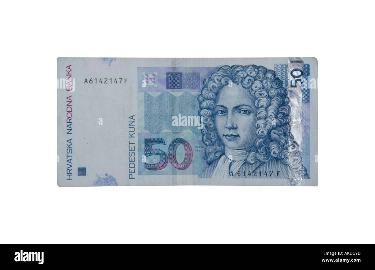 50 kuna bank note hi-res stock photography and images - Alamy