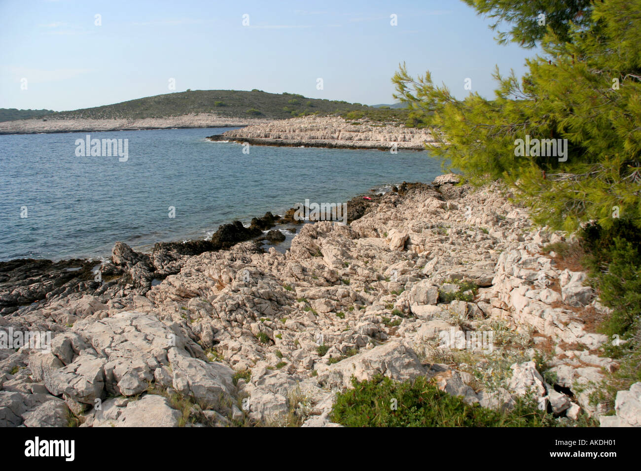 Mlini beach on Pakleni Islands Stock Photo - Alamy