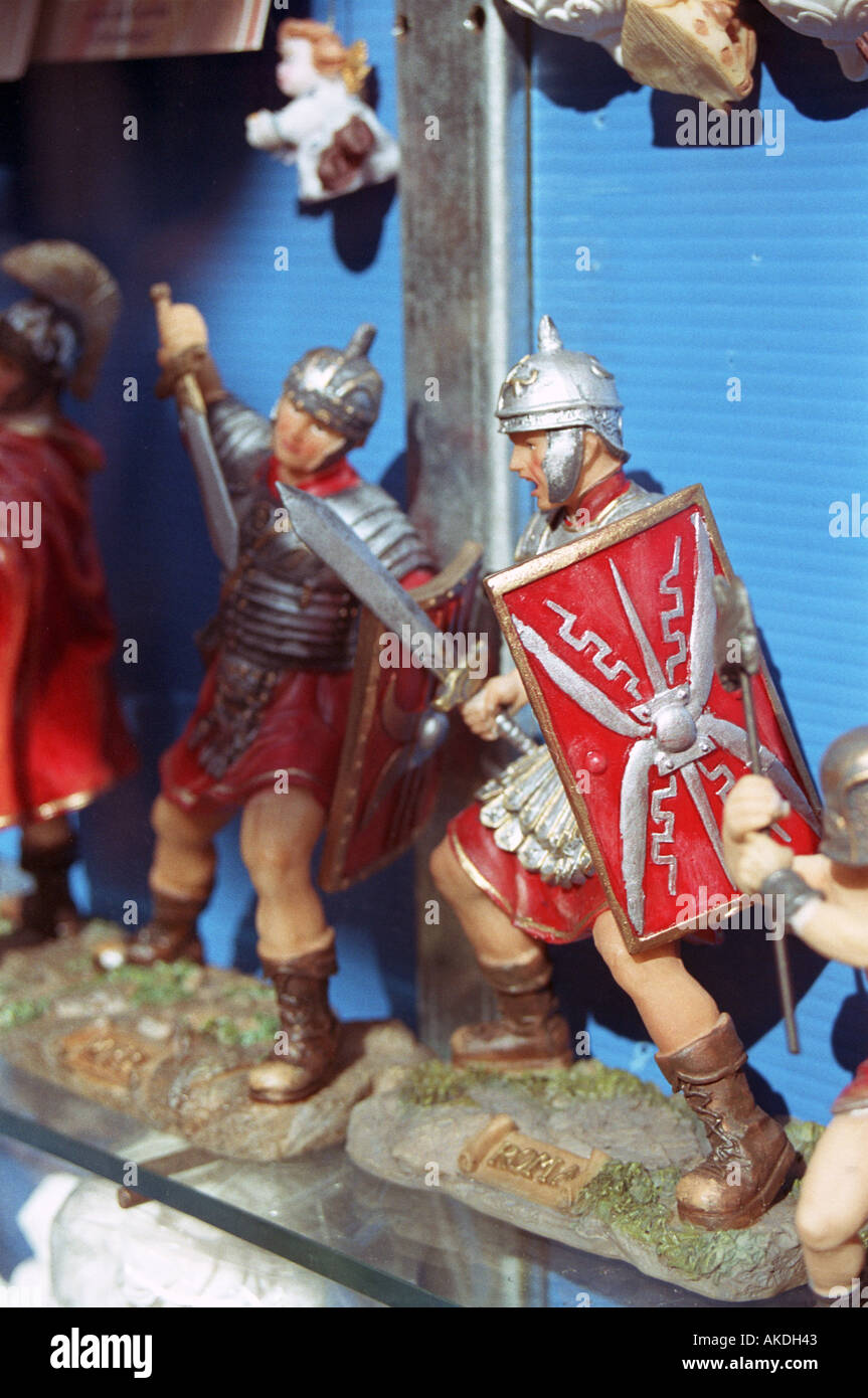 roman soldiers models in combat rome Stock Photo - Alamy