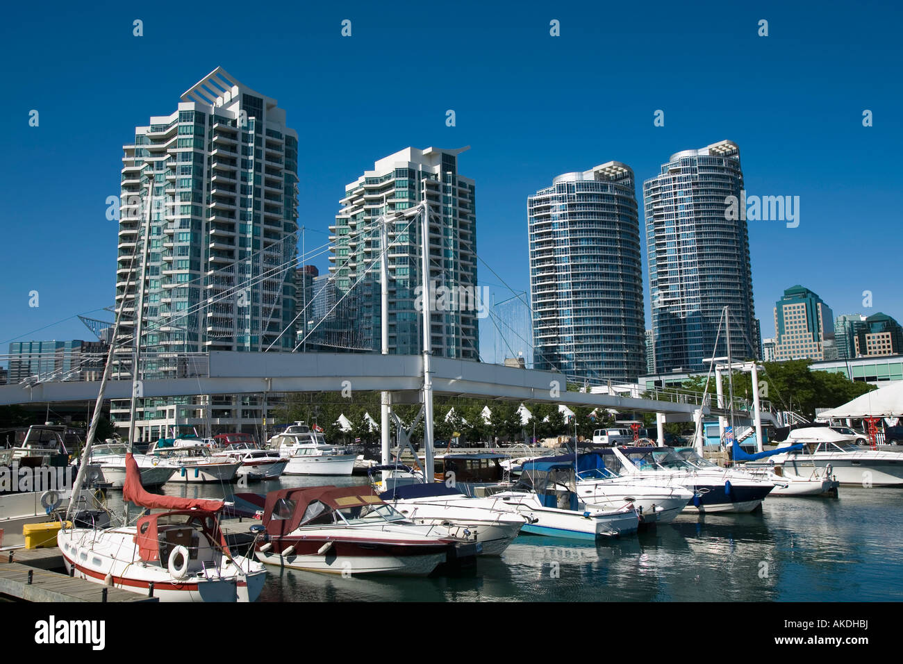Toronto harbour-front skyline, Toronto, Ontario, Canada Stock Photo - Alamy