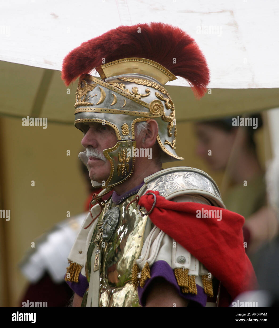 Roman warrior reenactor hi-res stock photography and images - Alamy