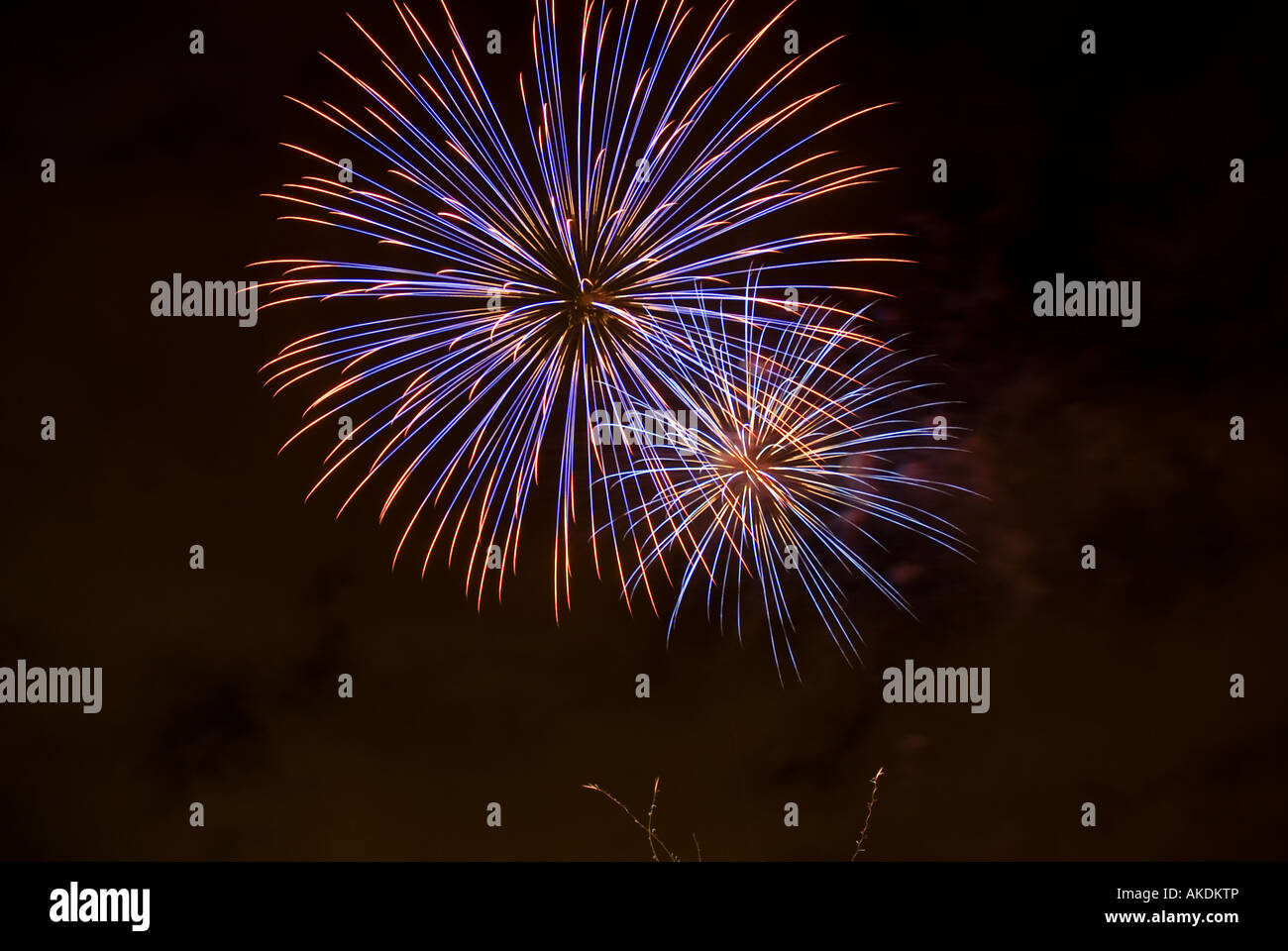 A firworks display in London Stock Photo - Alamy