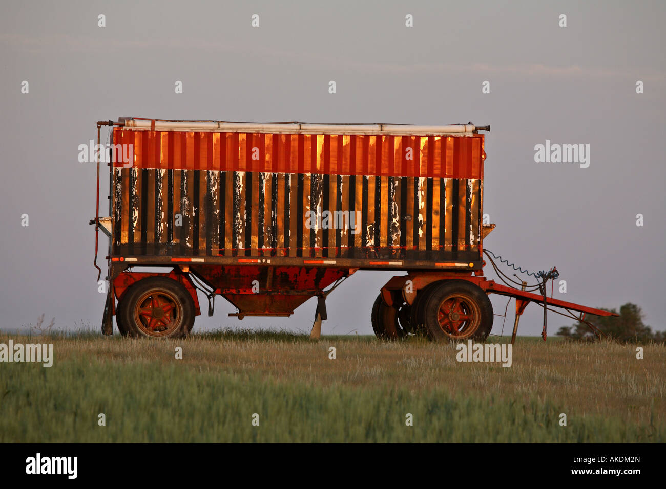 Grain trailer hi-res stock photography and images - Alamy