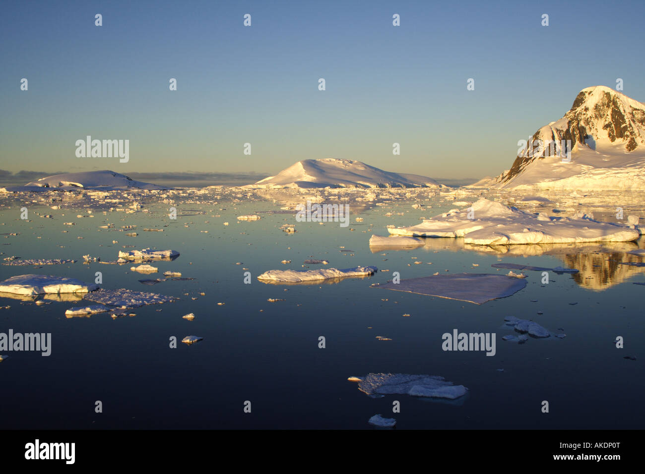 Antarctica Iceberg Blue Sky Water Antarctic Peninsula South Pole ...