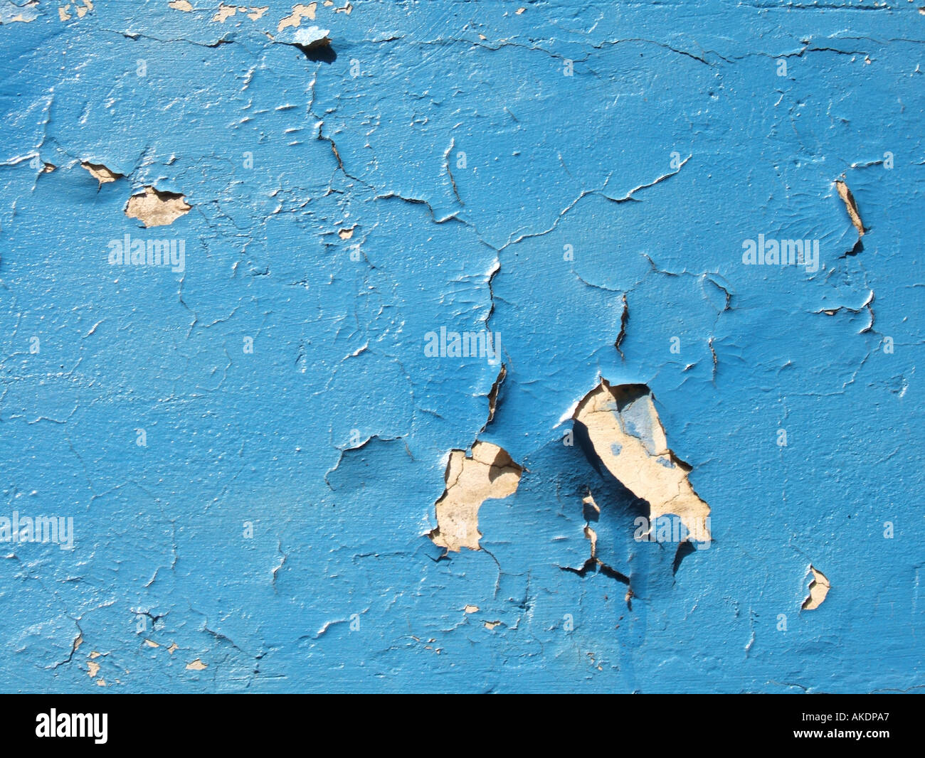 peeling blue paint on wall Stock Photo - Alamy