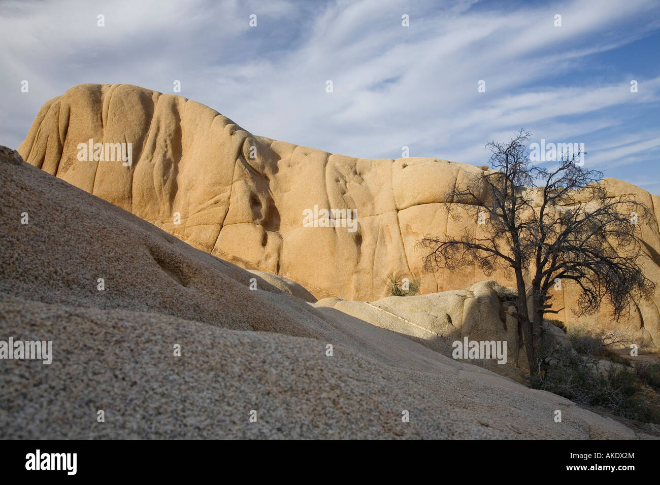 Rock formation in desert Stock Photo - Alamy