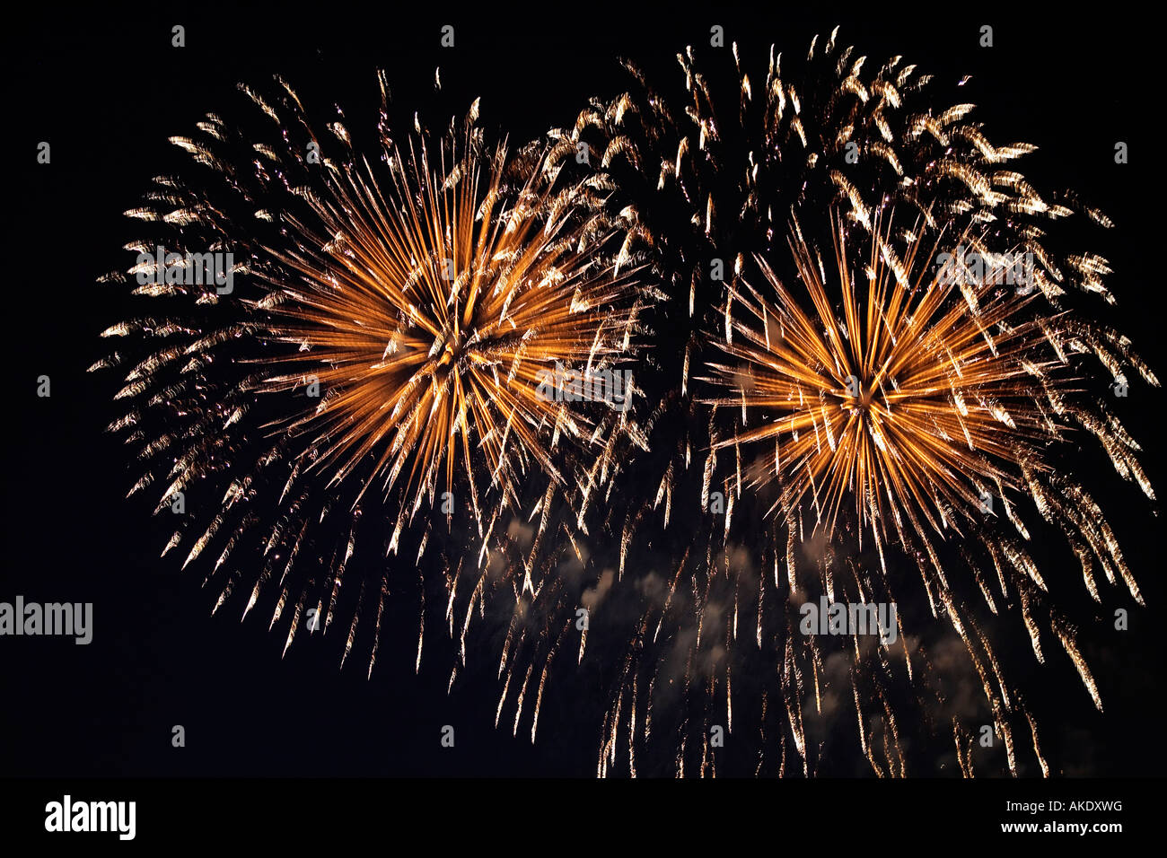 Fireworks exploding in sky Stock Photo - Alamy