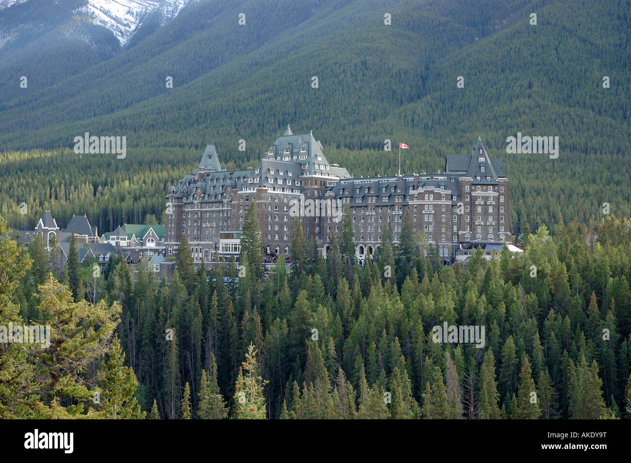 The Fairmont Banff Springs Hotel in Banff Alberta Canada Stock Photo - Alamy