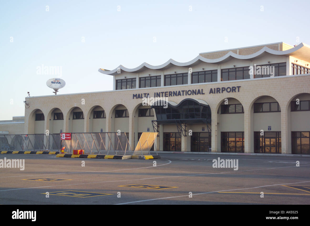Malta Airport Terminal Stock Photo - Alamy