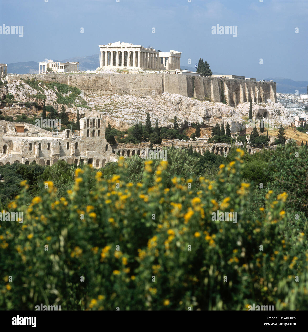Sundown athens acropolis hi-res stock photography and images - Alamy