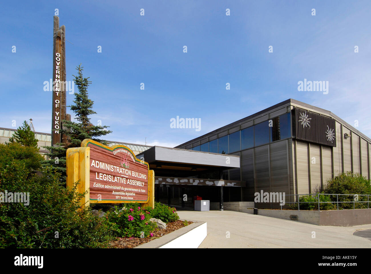 Administration Building Legislative Assembly Whitehorse Yukon Territory ...