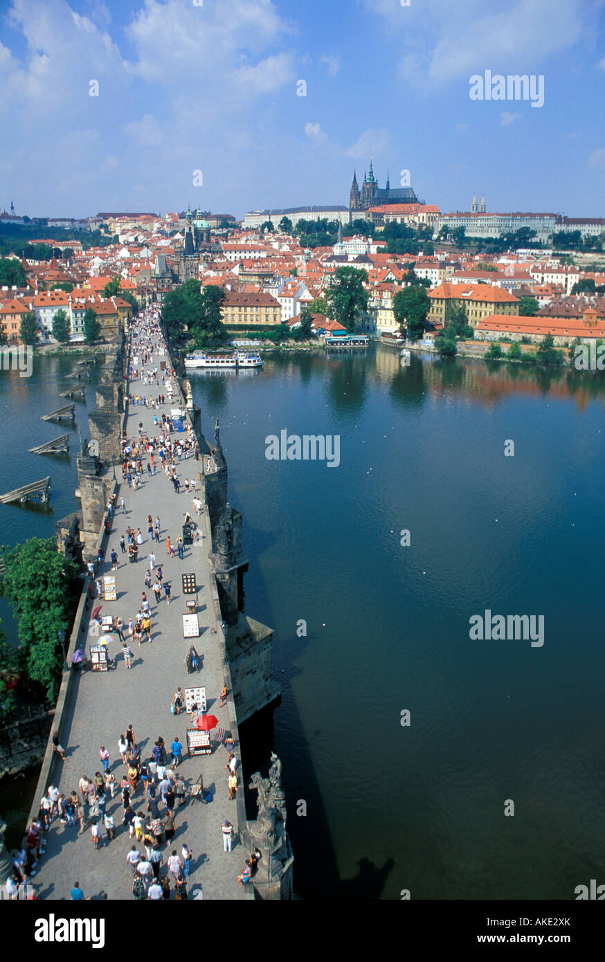 Carlo bridge, Prague, Czech Republic, Europe Stock Photo - Alamy