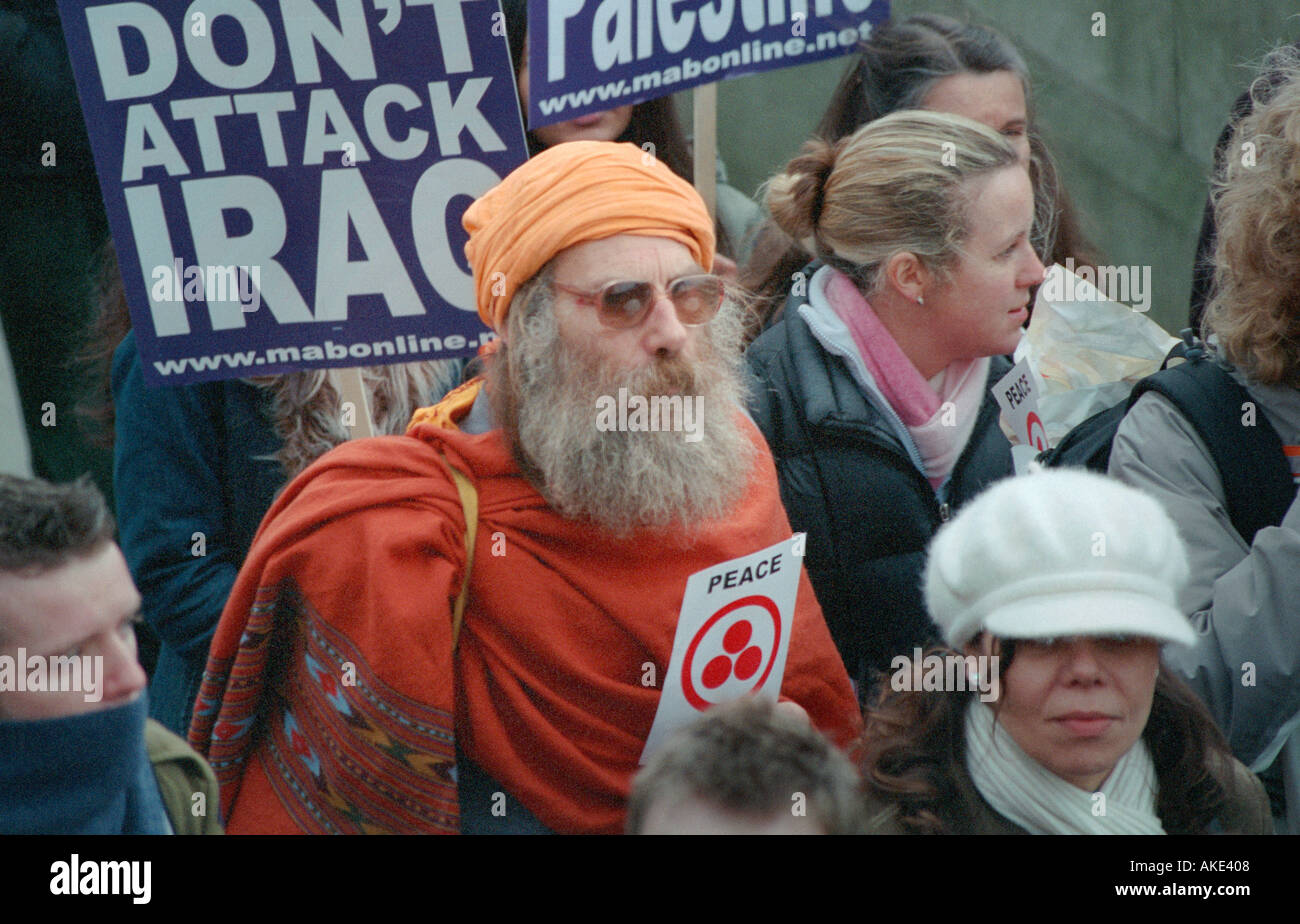 Peace rally London Stock Photo - Alamy