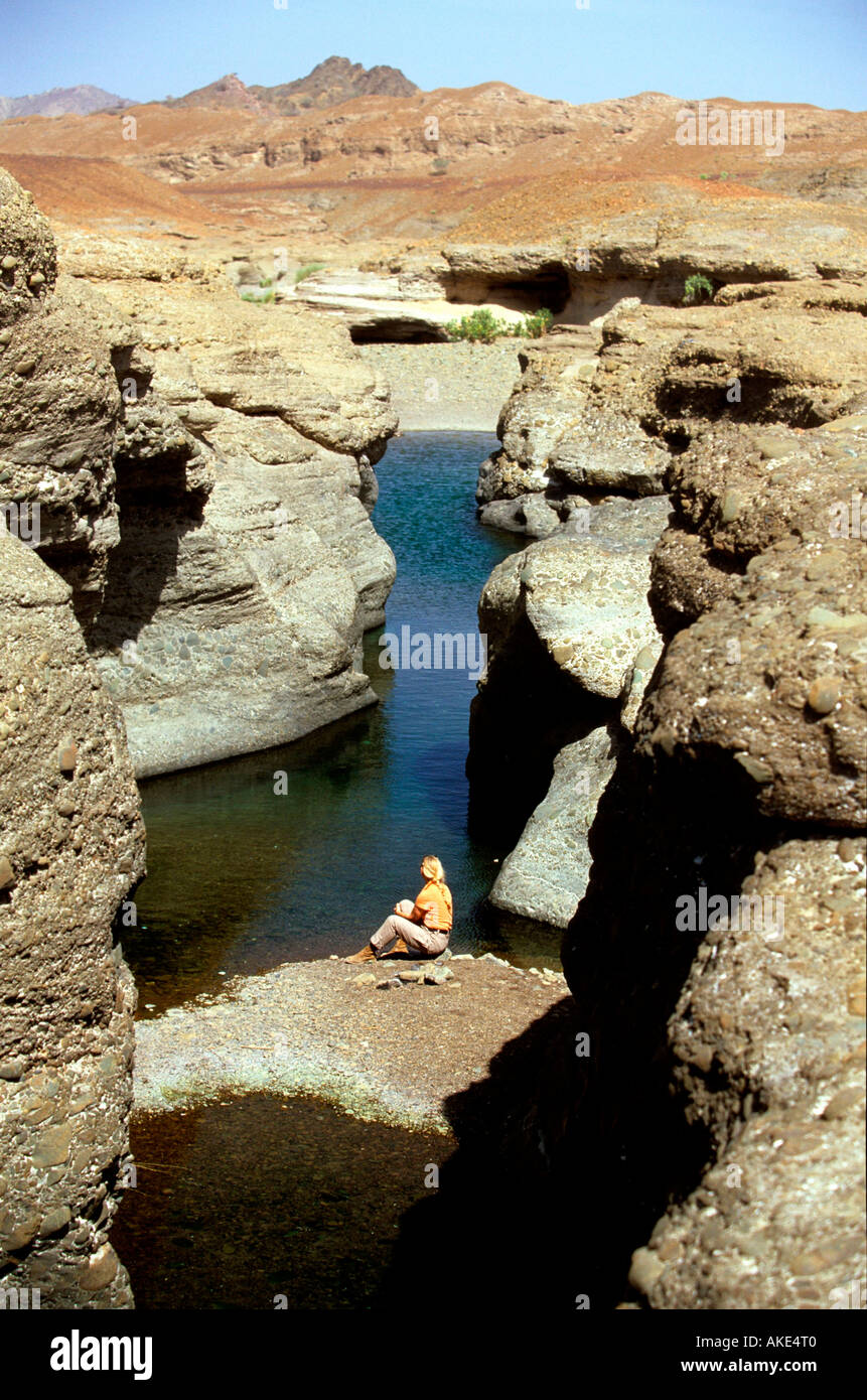 UAE, Dubai, Oase Hatta, Hatta-Pools Stock Photo - Alamy