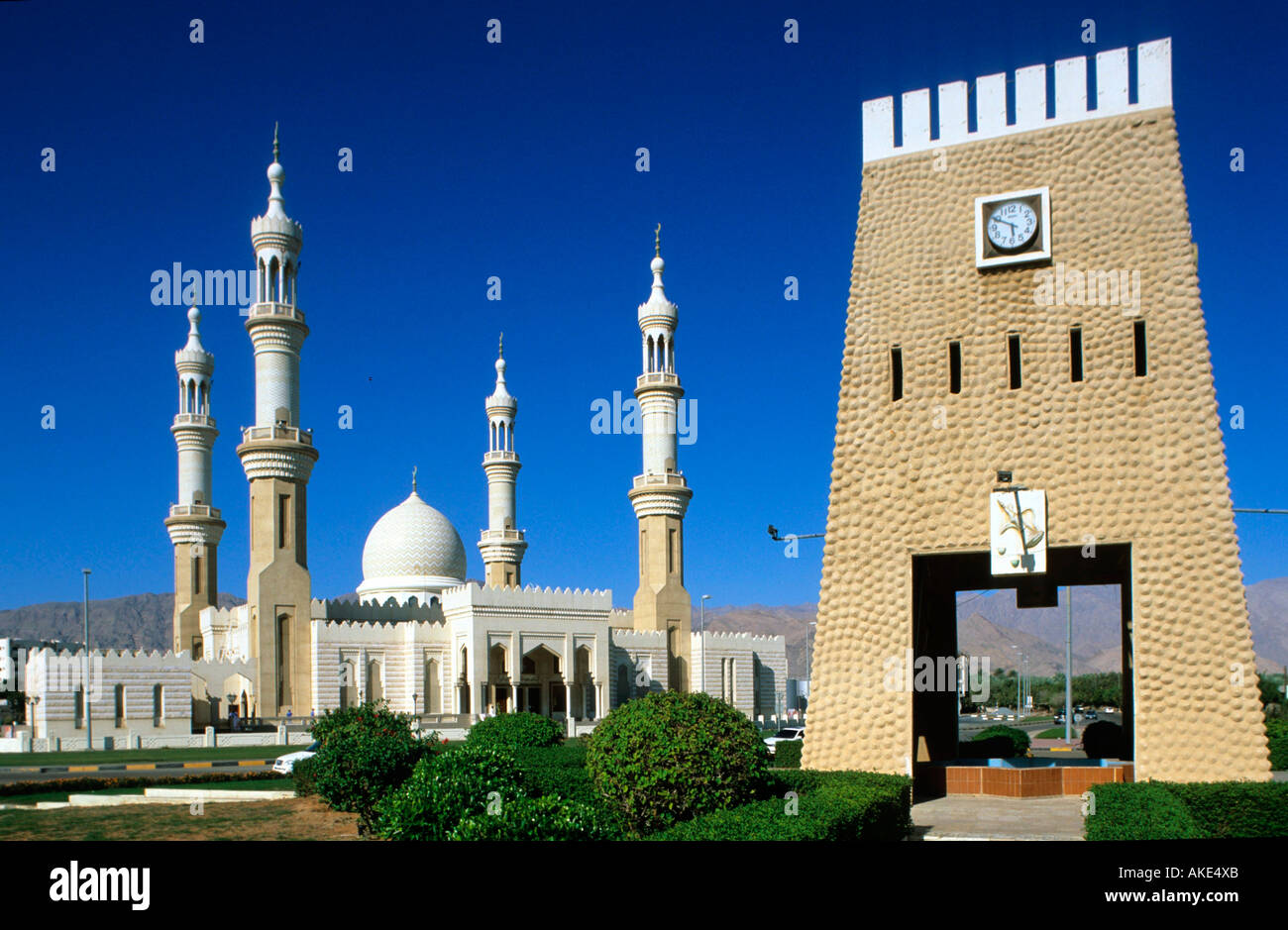 UAE, Fujairah, Dibba, Moschee Stock Photo - Alamy
