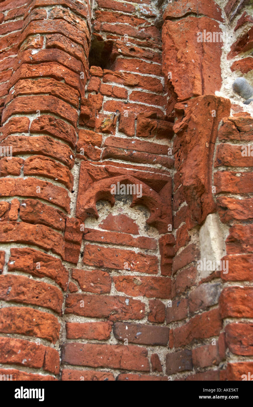 Brickwork detail of old abbey wall Stock Photo - Alamy